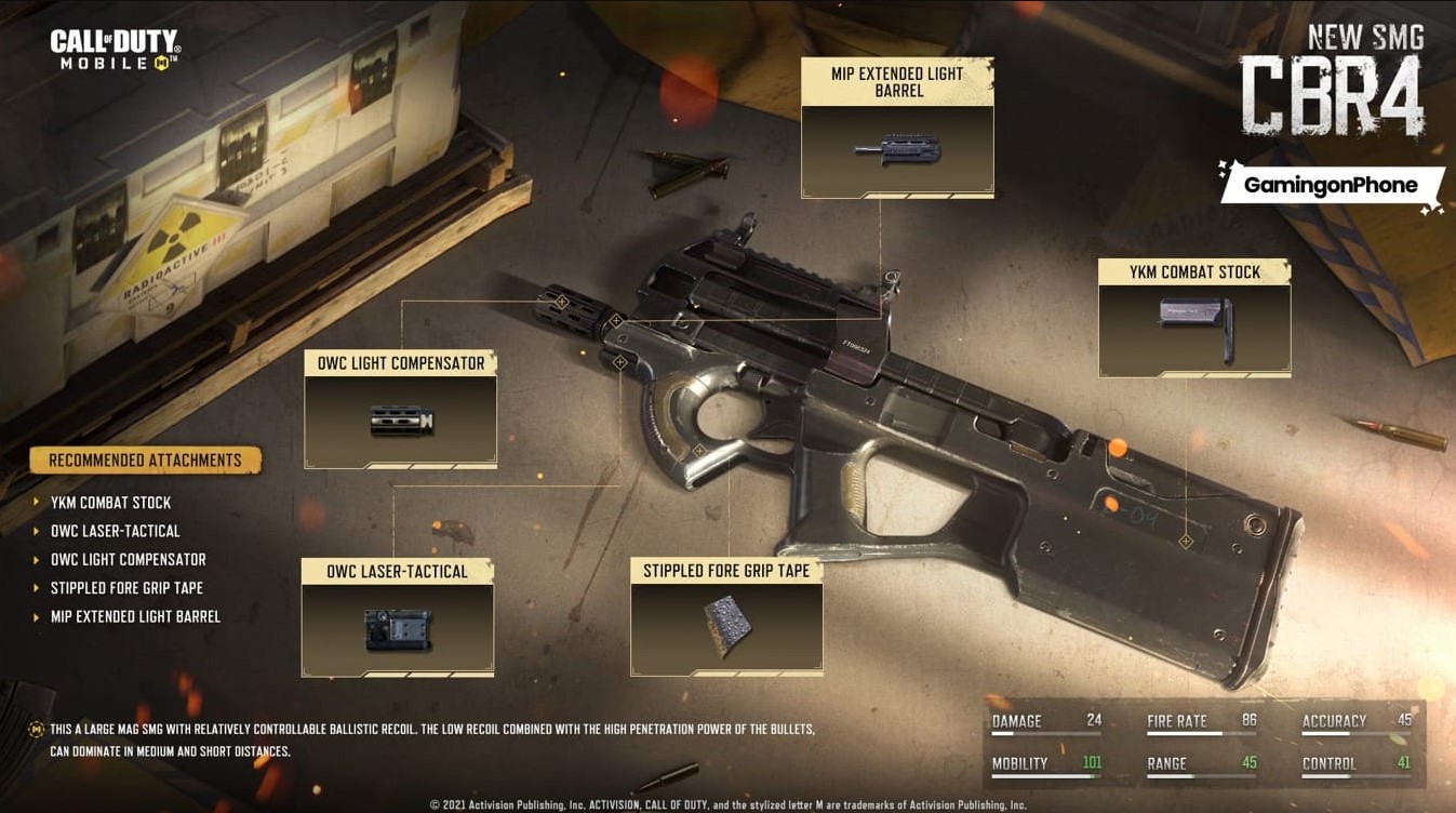 [Top 3] CoD Mobile Best CBR4 Loadouts That Are Great | Gamers Decide