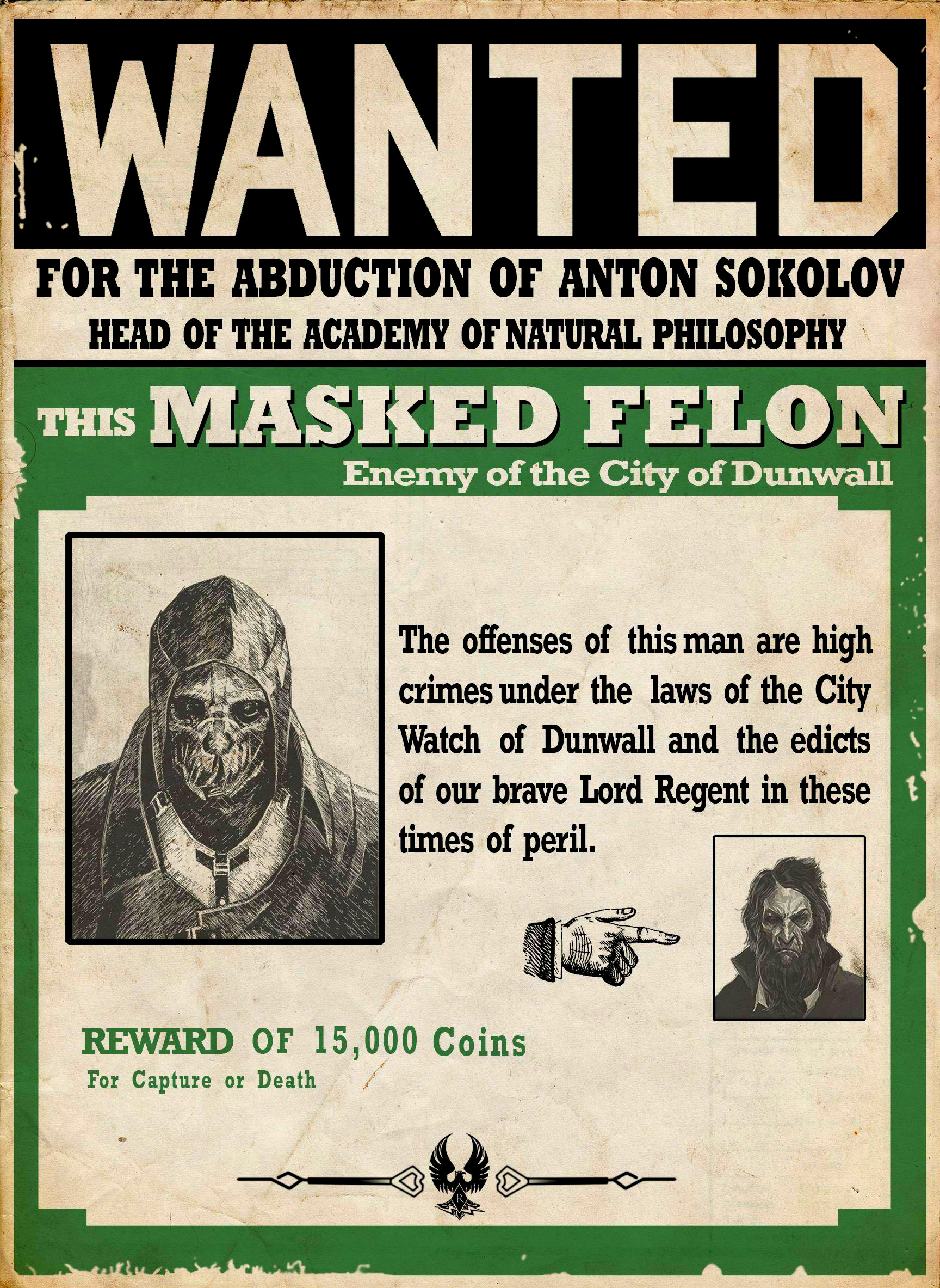 Dishonored Corvo: 10 Most Important Facts You Should Know About Him ...