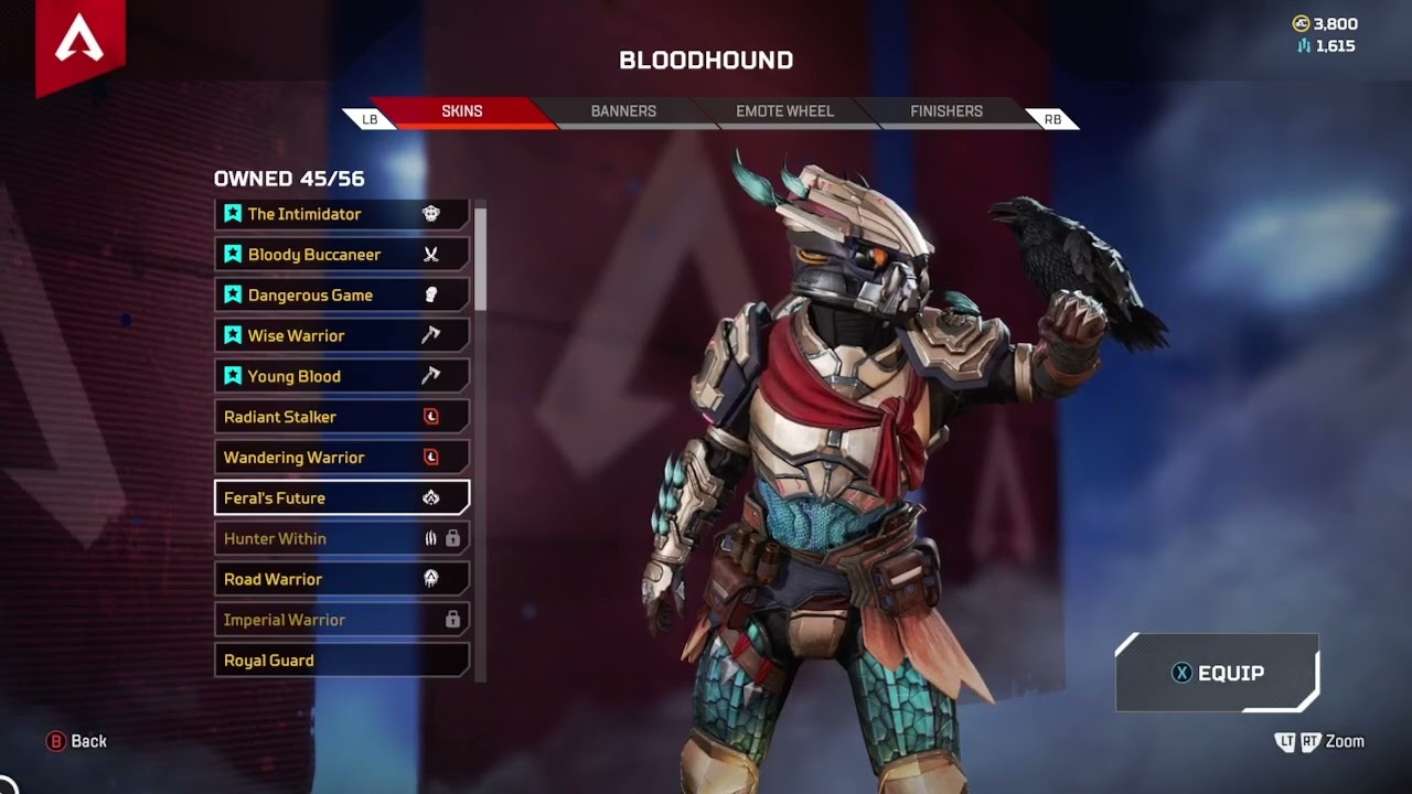 [Top 10] Apex Legends Best Bloodhound Skins That Look Freakin' Awesome ...
