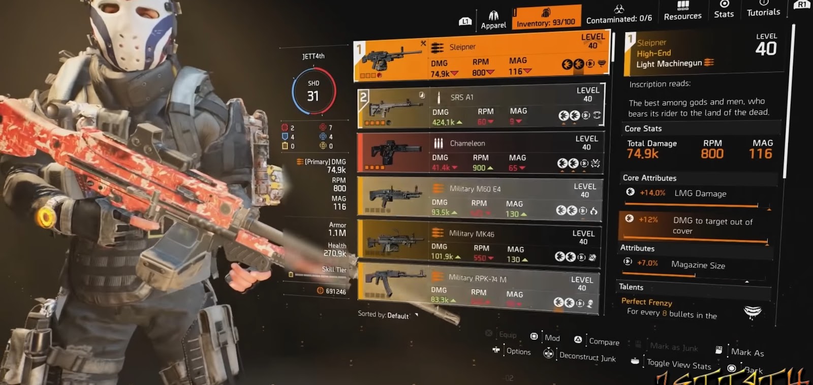 [Top 5] The Division 2 Most Accurate LMG | GAMERS DECIDE