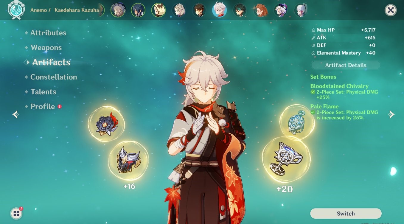 [Top 3] Genshin Impact Best Kaedahara Kazuha Builds That Blows Enemies ...
