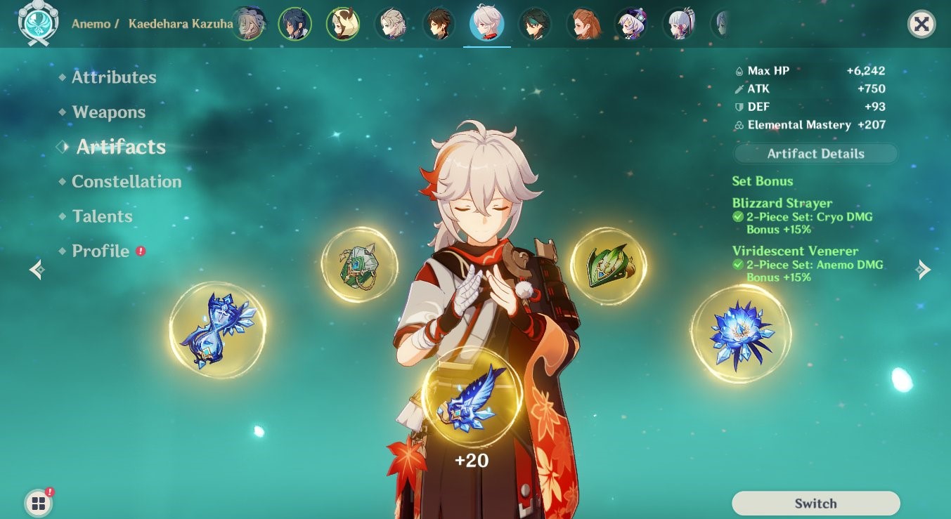 [Top 3] Genshin Impact Best Kaedahara Kazuha Builds That Blows Enemies ...