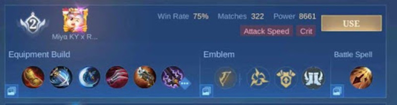 [Top 3] Mobile Legends Best Miya Builds That Win Games | Gamers Decide