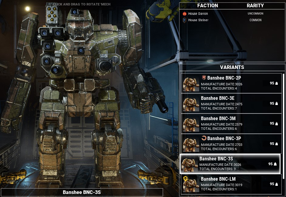 [Top 5] Mechwarrior 5 Best Banshees | Gamers Decide